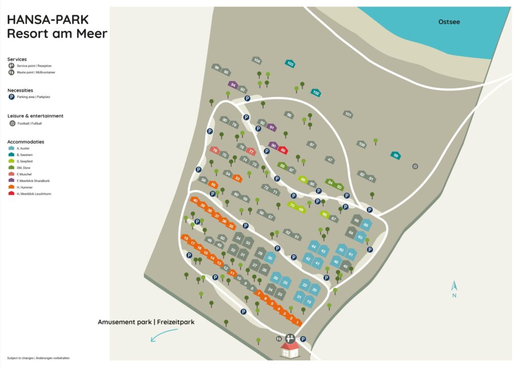Hansa Park Camping Map | Hansa-Park Resort Landkarte – LPQVZF