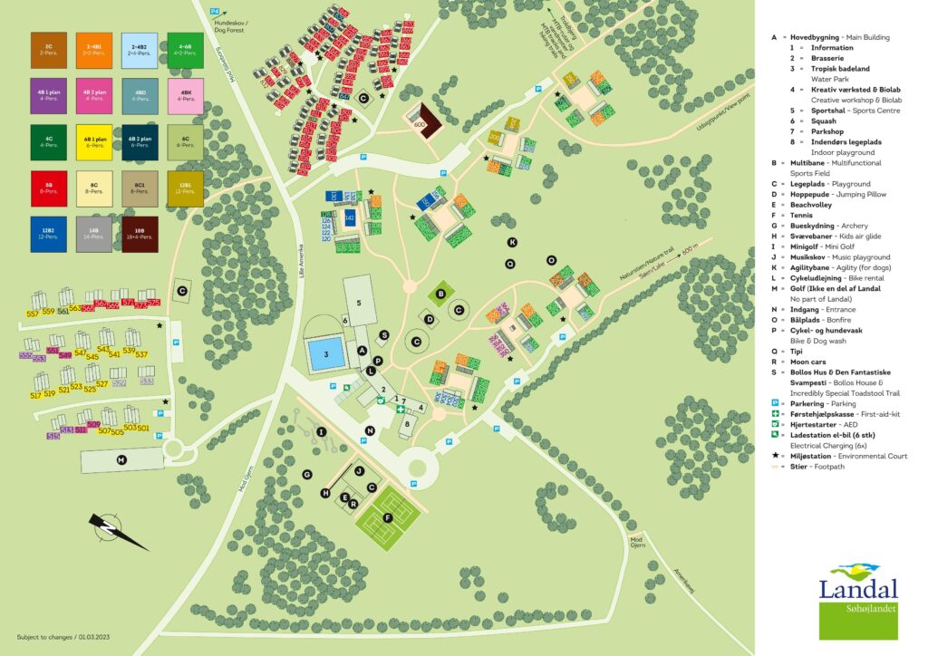 Parkplan Landal Søhøjlandet (Lageplan) - Ferienparkguide