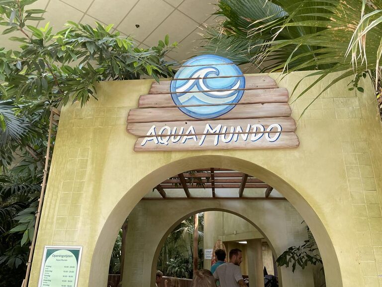 Das Aqua Mundo im Center Parcs Port Zélande auf einen Blick ...
